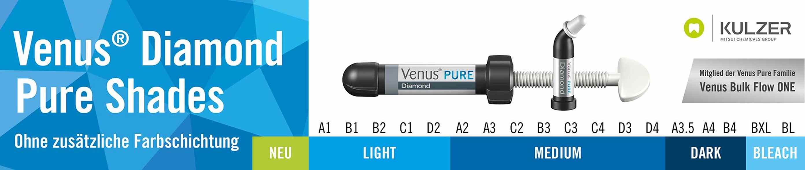 Kulzer: Venus Pure Shades | Venus Bulk Flow ONE - AERA-Online